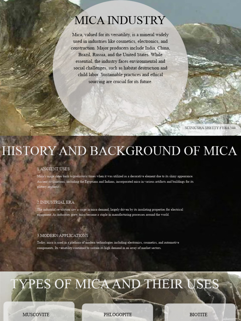 Mica Industry Scinicsha Shetty 544 20240222 113401 0000 | PDF | Mining ...