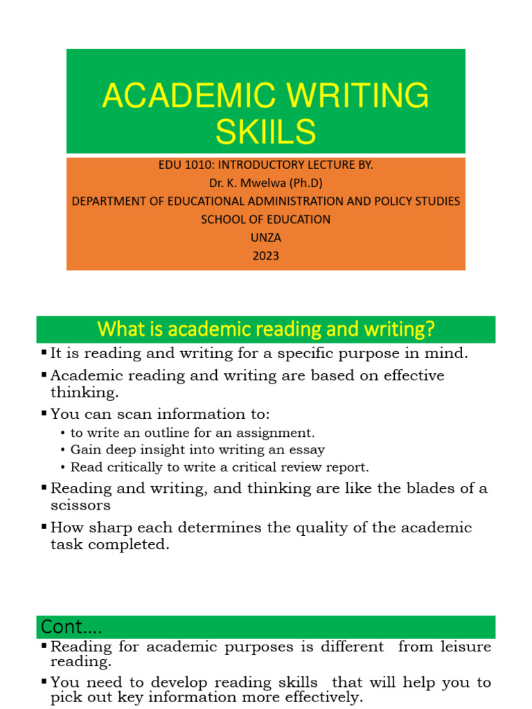 Academic Writing Essentials | PDF | Plagiarism | Citation