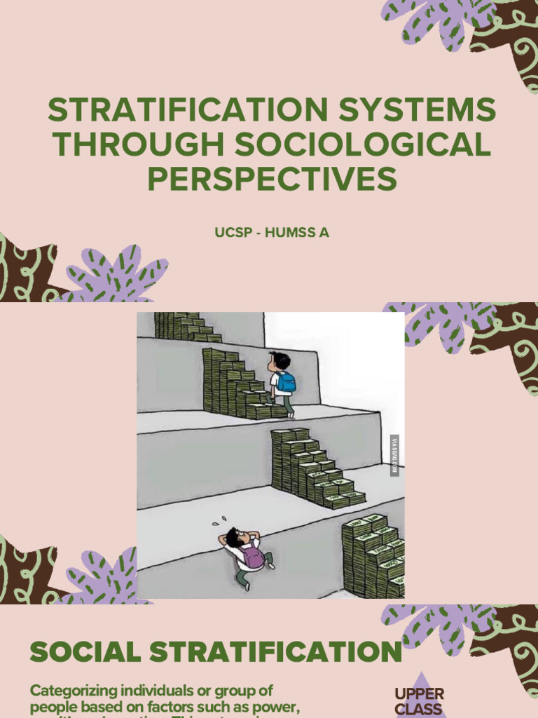 Ucsp - Humss A | PDF | Social Stratification | Social Status