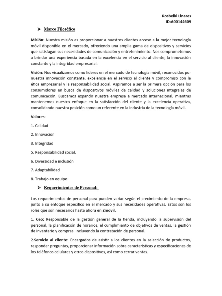 MArco Filosofico | Descargar gratis PDF | Reclutamiento | Calidad ...