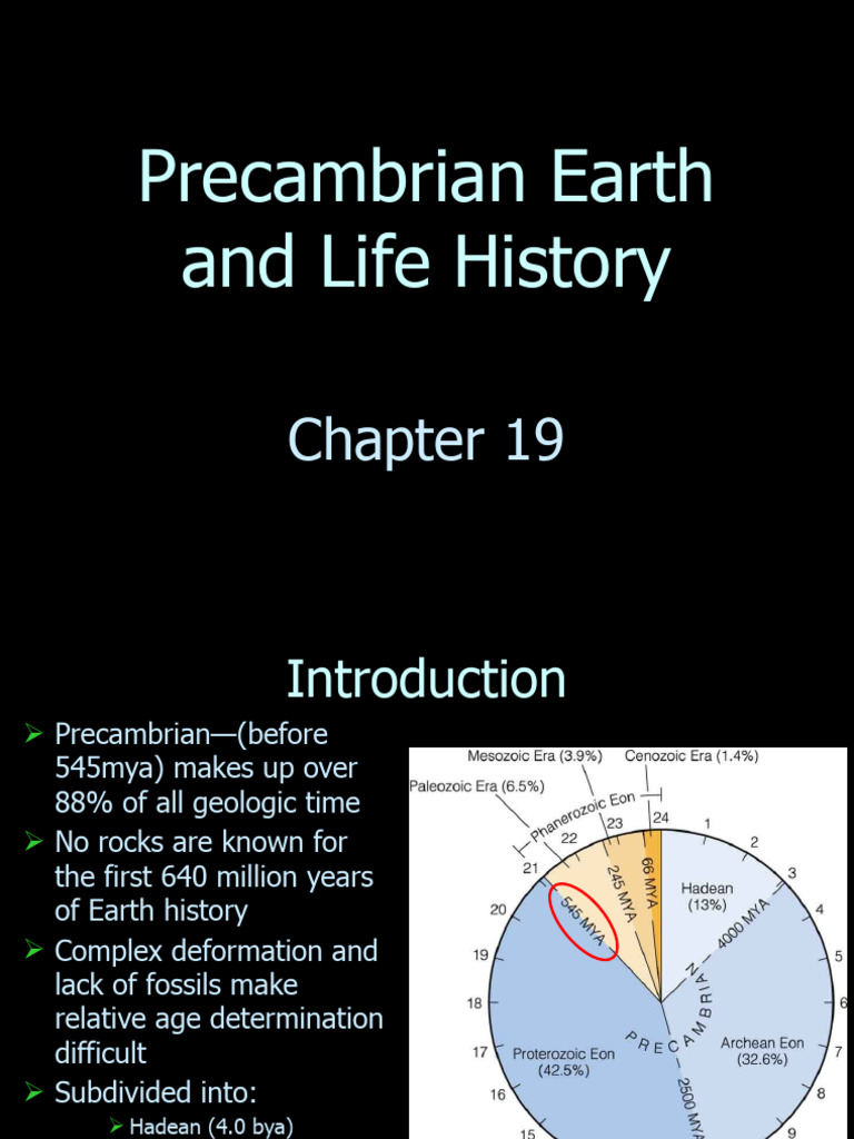10-Precambrian Earth and Life History-Std-Copy | PDF | Earth Sciences ...