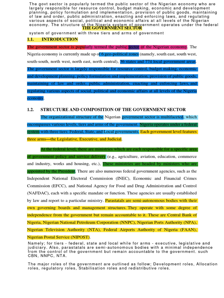 GOVERNMENT SECTOR | PDF | Taxes | Government Spending