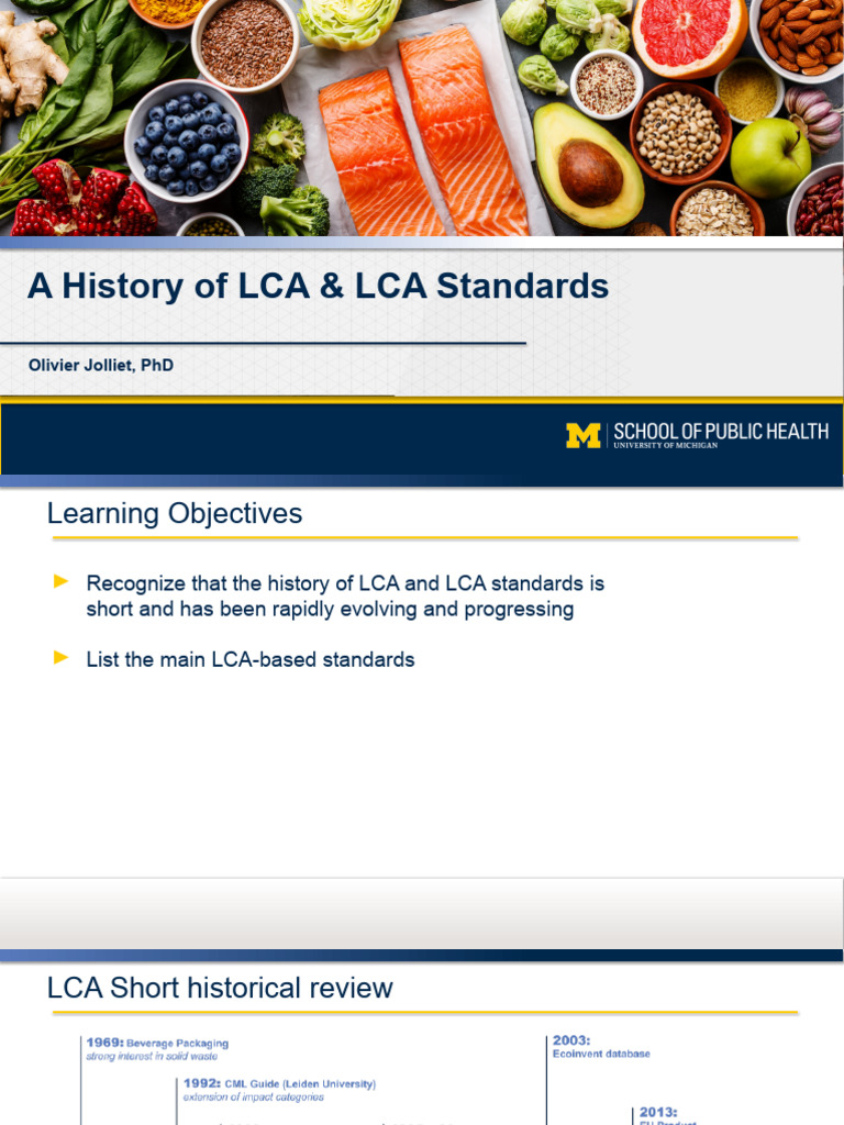 EHS672 3.1.5 LCA History-And-Standards STUDENT | PDF | Life Cycle ...