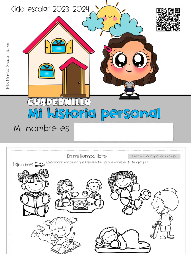 Hojas de Actividades MI HISTORIA PERSONAL 3RO | Descargar gratis PDF ...