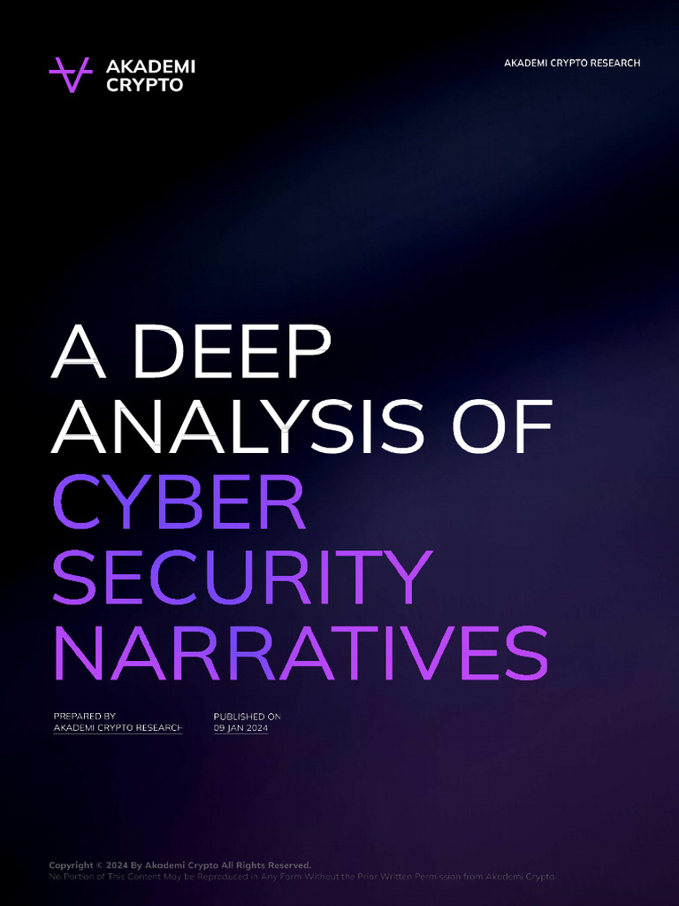 AC Research A Deep Analysis of Cyber Security Narratives | PDF