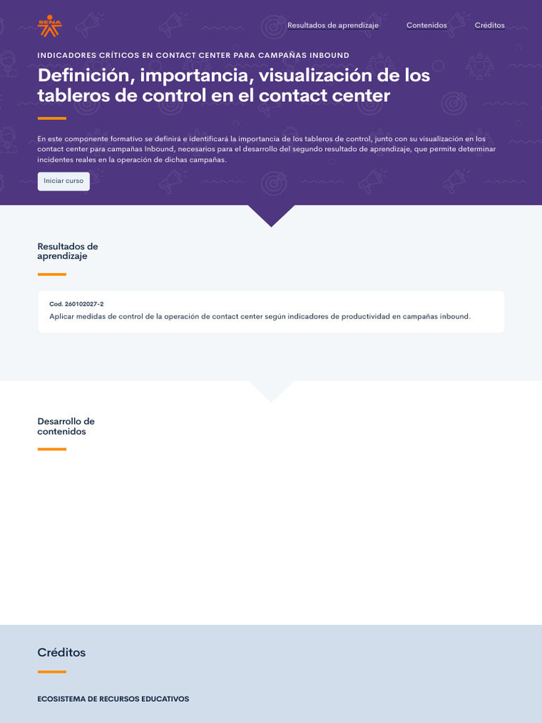 Componente Formativo 3 Definición, Importancia, Visualización de Los Tableros de Control en El C ...