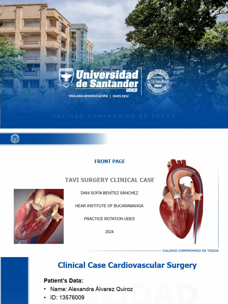 Clinical Case TAVI | PDF | Echocardiography | Heart Valve