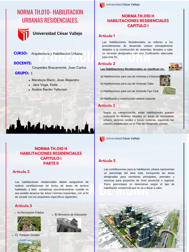 Habilitacion Urbanas Residenciales. | PDF | edificio | Zonificación