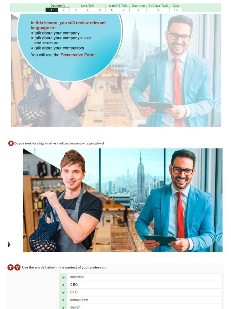 at Work 2. Where Do You Work | PDF
