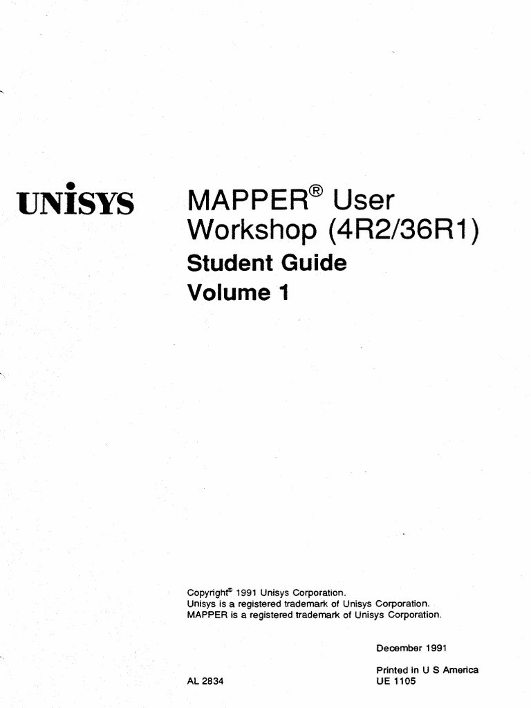 Mapper 36R1 User Vol1 | PDF | Databases | Computer Architecture
