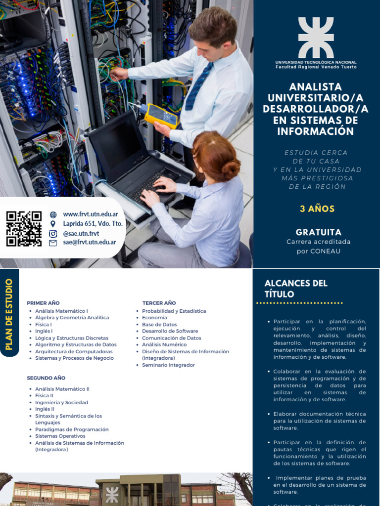 folleto-ing-sistemas-de-informacion | PDF | Software | Lenguaje de programación