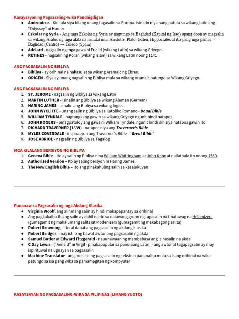 PAGSASALING WIKA Topic 1 3 | PDF