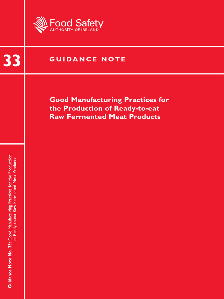 Good Manufacturing Practices for Raw Fermented Meats | PDF | Curing ...