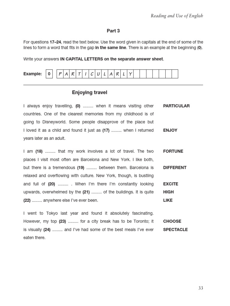 FIRST 2 With Answers - Past Papers 2 | PDF | Polar Bear