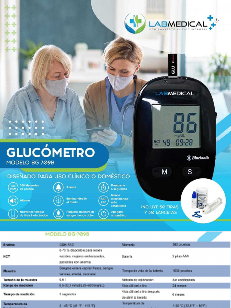 GLUCOMETRO LABMEDICAL CATALOGO | PDF