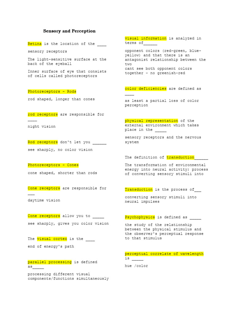 Unit4-ITP | PDF | Visual System | Retina