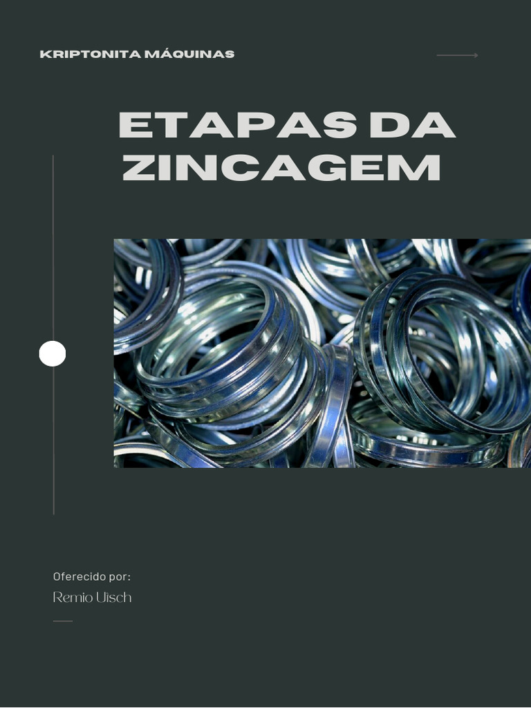 Etapas Da Zincagem Vol 1 - Kriptonita Máquinas | PDF | Corrosão | Zinco