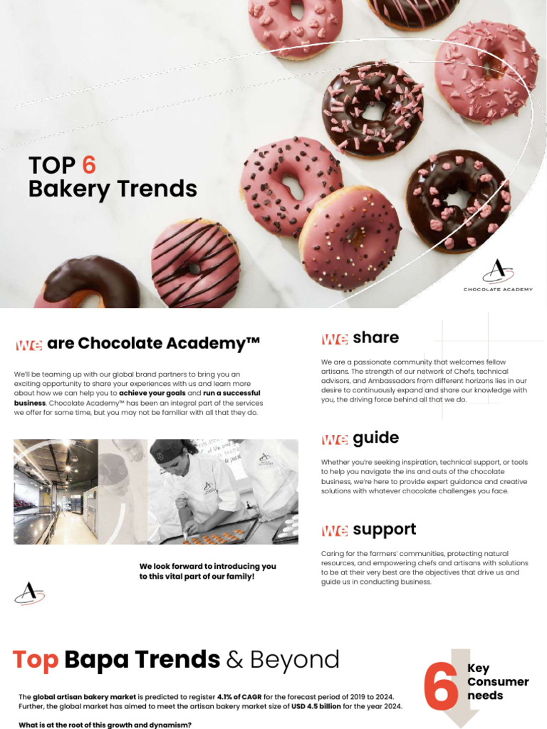 Top 6 Bakery Trends | PDF | Chocolate | Cakes