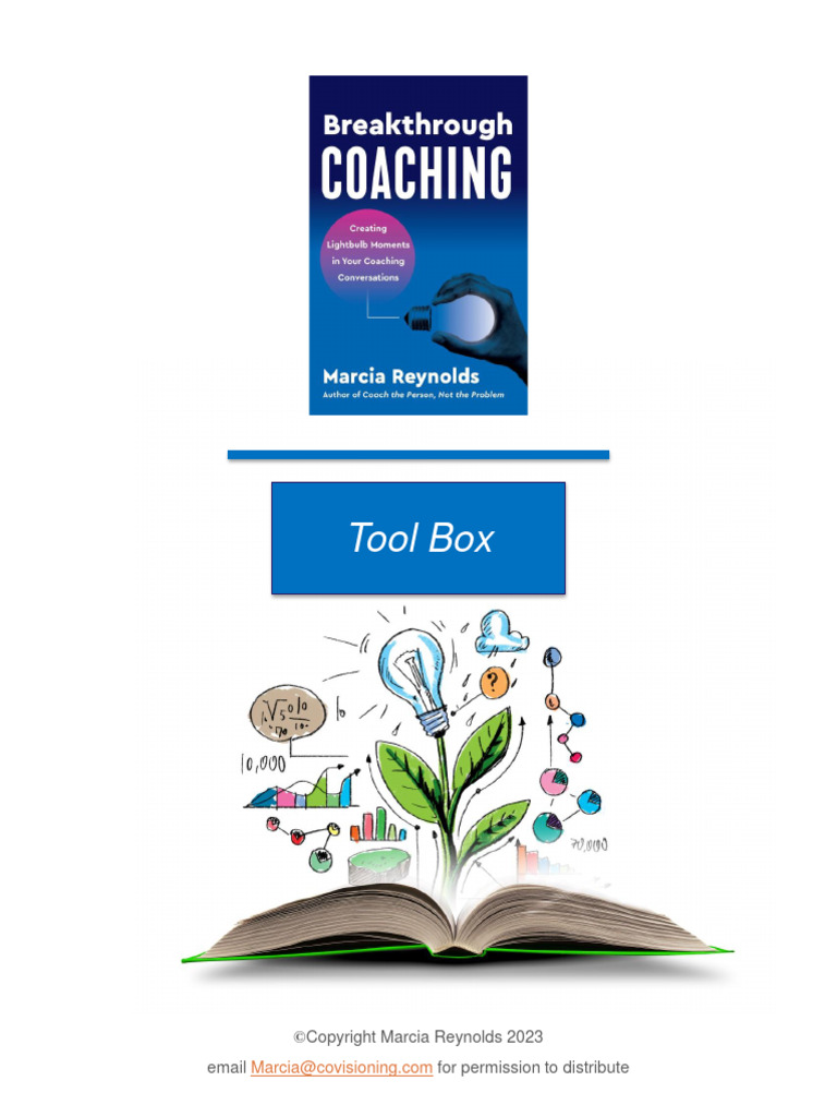 MARCIA REYNOLD e-Book-Breakthrough-Coaching-Tool-Box | PDF | Thought ...