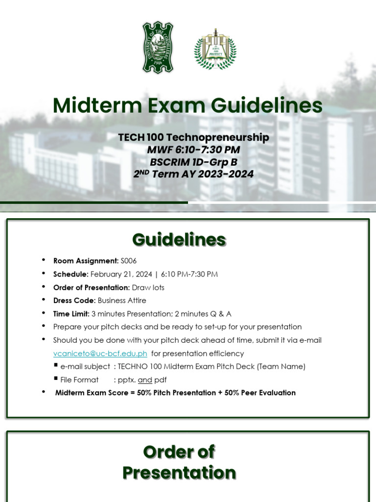 TECH 100 Midterm Exam Guide | PDF | Startup Company | Small Business ...