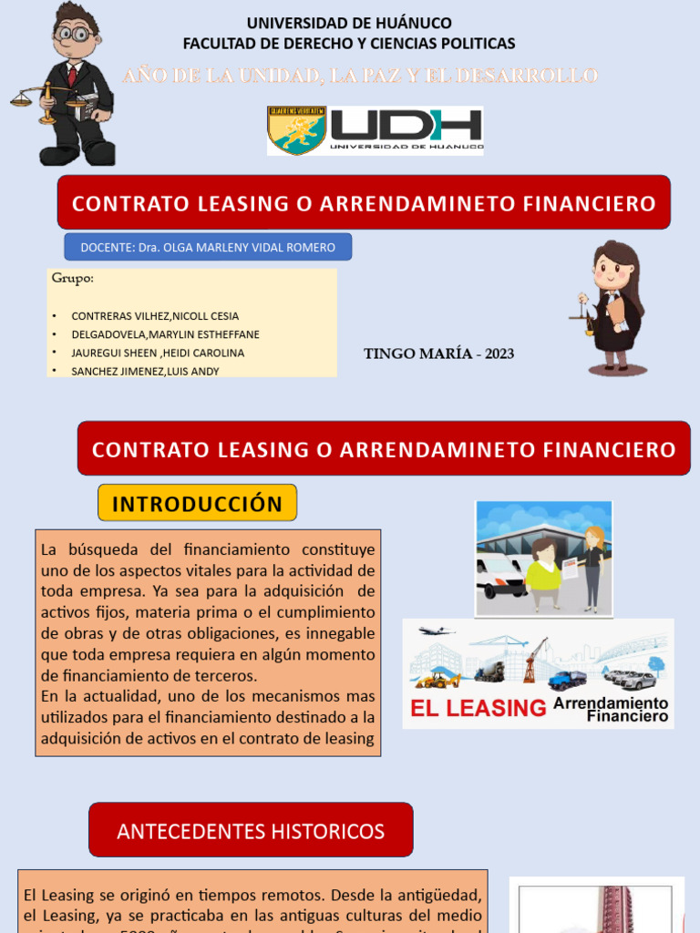 Contrato Leasing | PDF | Derecho privado | Economias