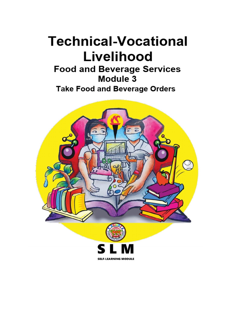 FBS Take Food and Beverage Orders Self Learning Module | PDF | Menu | Lunch