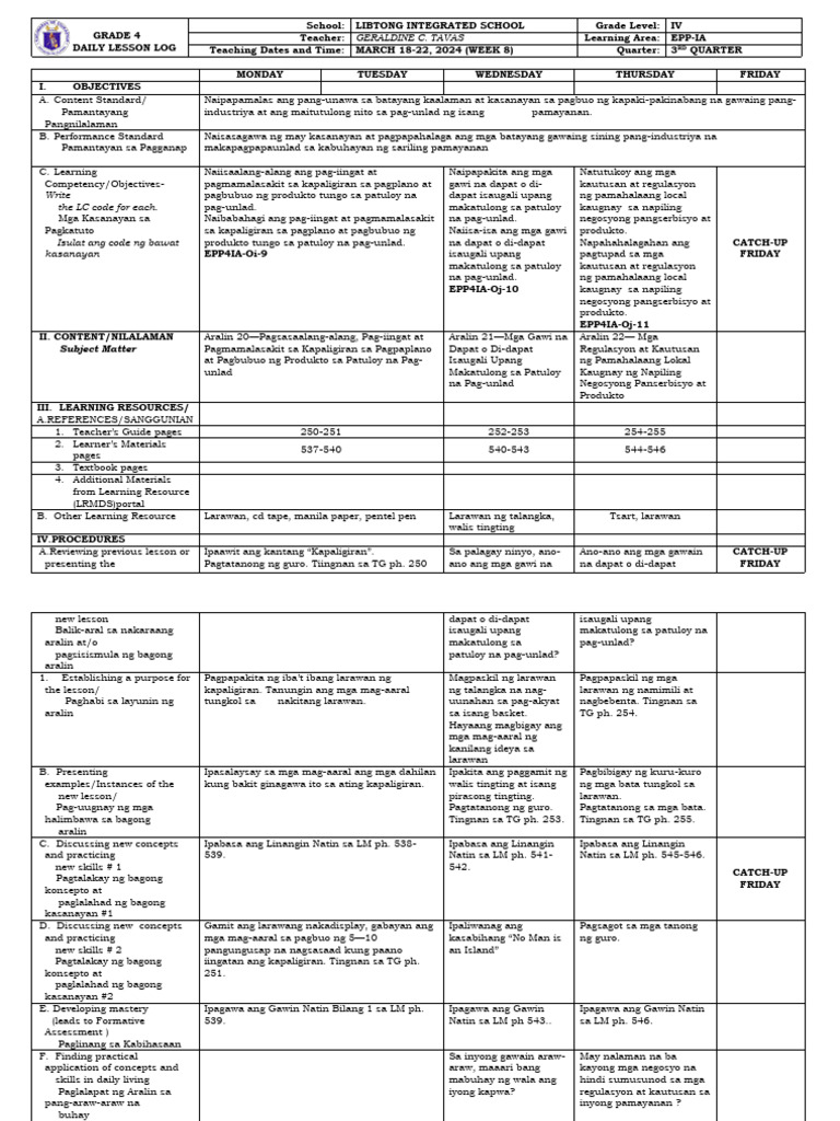 Week 8 Ind. Arts Epp | PDF