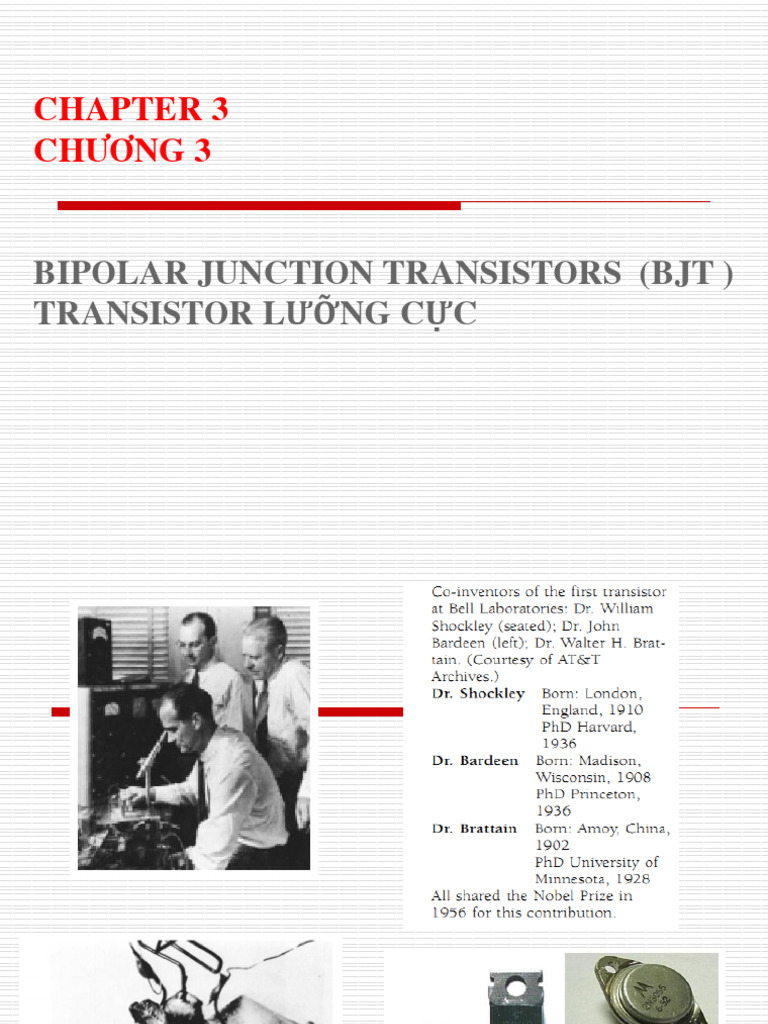 Chapter 3 | PDF | Bipolar Junction Transistor | Electrical Engineering
