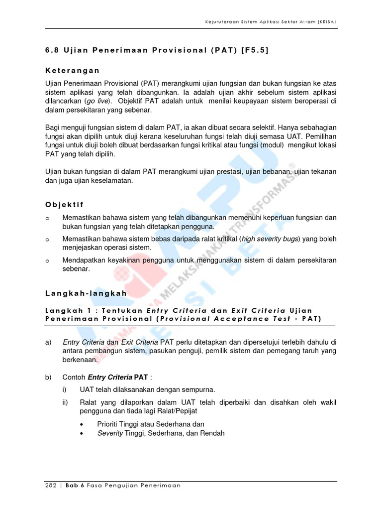 Provisional Acceptance Test Pat 35 40 Pdf