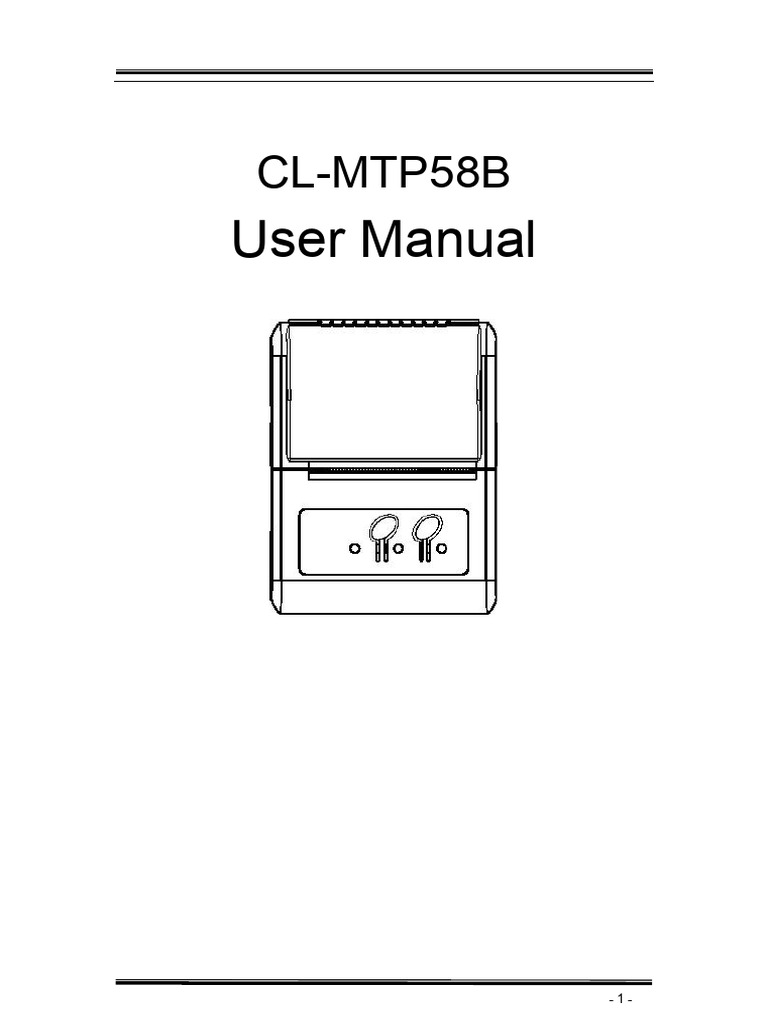 CL-MTP58B User Manual | PDF | Wireless Lan | Computer Network