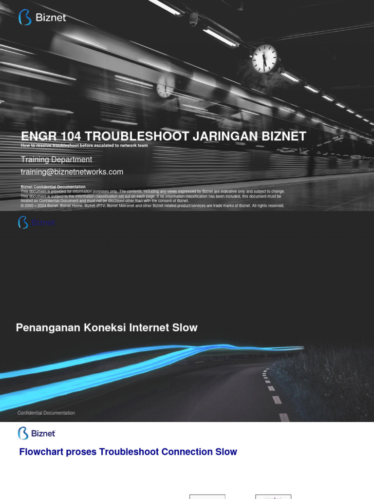 (Engr 104) Troubleshoot Jaringan Biznet | PDF | Bisnis | Teknologi & Rekayasa