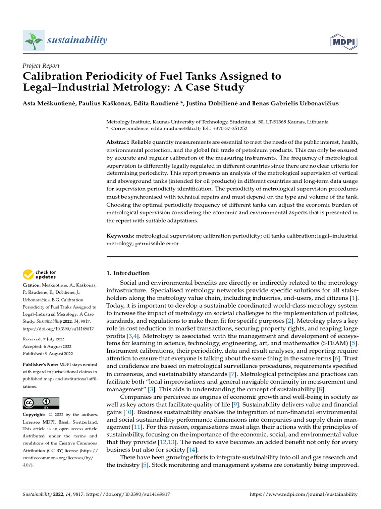 Calibration_Periodicity_of_Fuel_Tanks_As (1) | PDF | Calibration ...