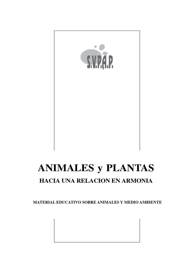 Animales y Plantas | PDF | Mono