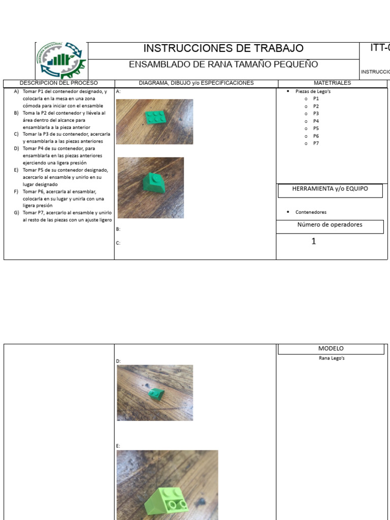 Instruccion de Trabajo-1 | PDF