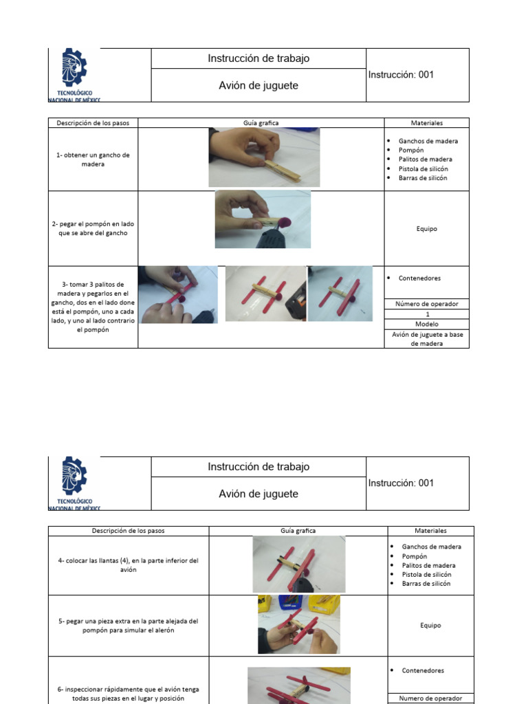 Instrucción de Trabajo, II | PDF | Aeronave | Aviación