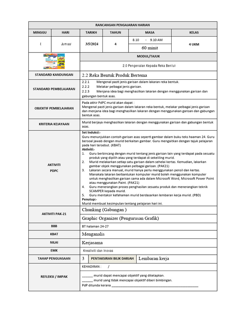 M8 RBT T4 Jenis Garisan 4 Ukm | PDF