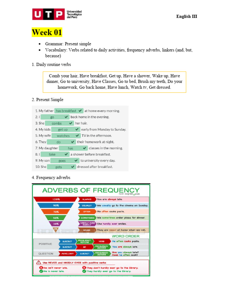 TEMAS | PDF | English Language | Verb