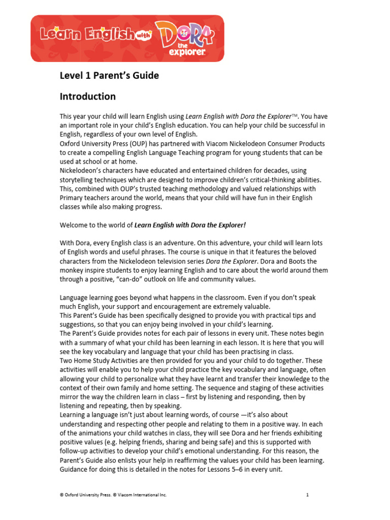 Lewdte 1 Parents Guide | PDF | Toys | Vocabulary