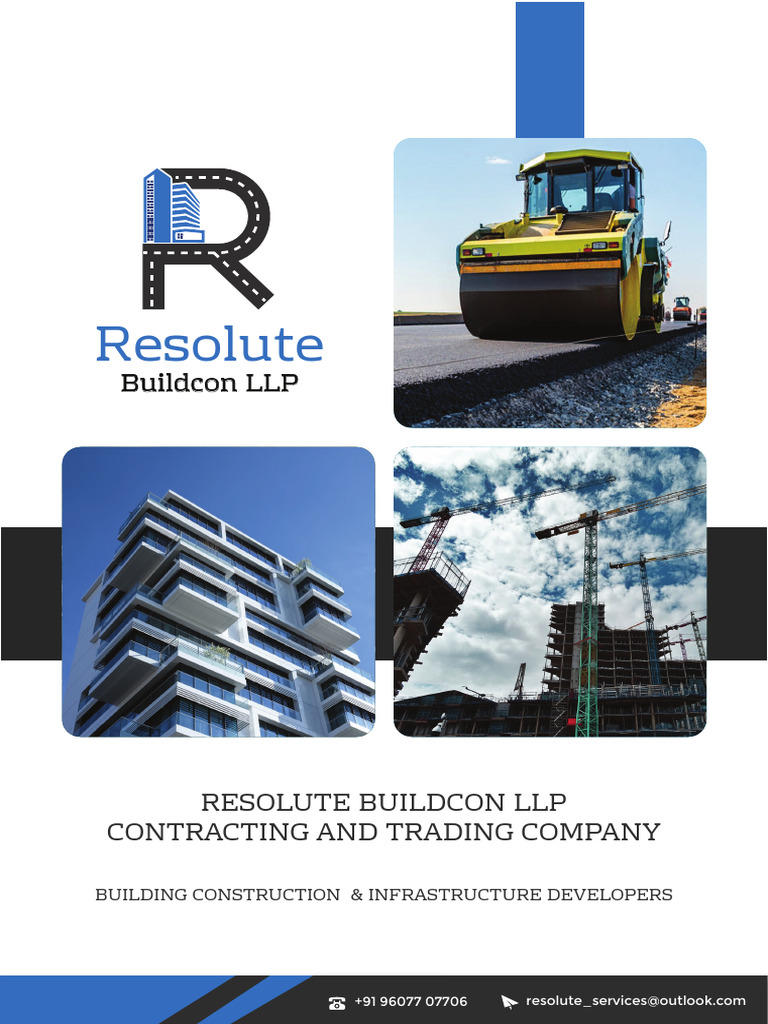 Resolute Buildcon -Company Profile | PDF | Business