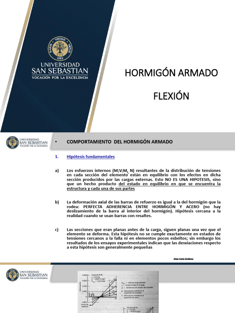 02 HORMIGON ARMADO I Flexion 2023 Parte A | PDF | Concreto reforzado ...