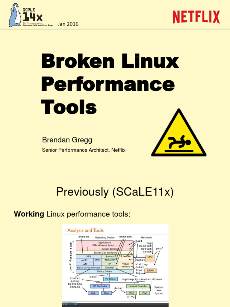 Broken Linux Performance Tools: Brendan Gregg | PDF | Transmission ...