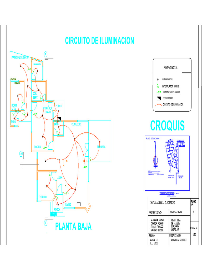 Plano de Autocad de Plantas-Model - pdf1 | PDF