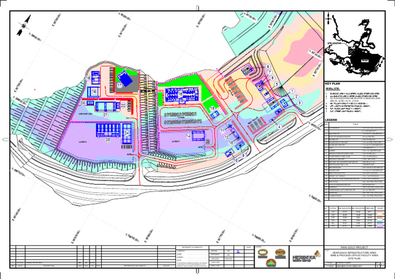 508-OFF.5100-GEN-001 - A - Heapleach - Mine & Process Office Facility - Site Plan-Rev C | PDF ...