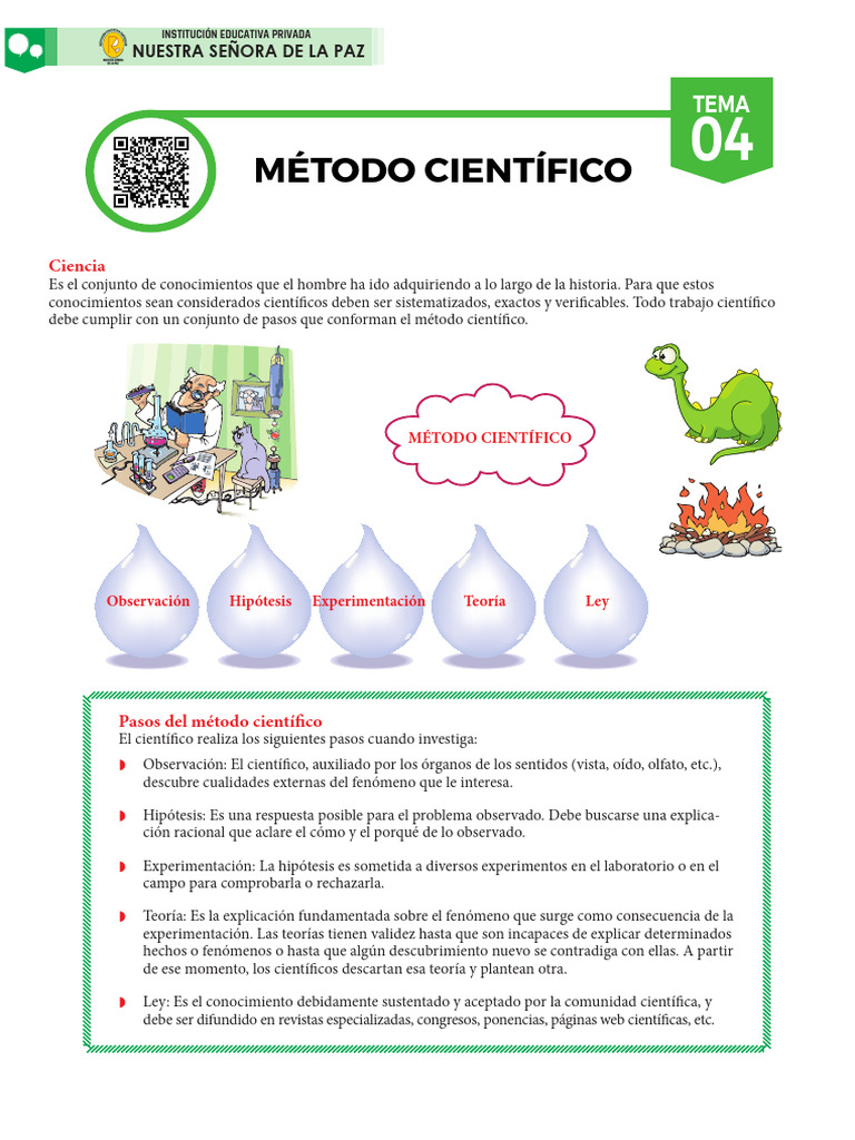 Pasos del Método Científico | PDF | Método científico | Teoría
