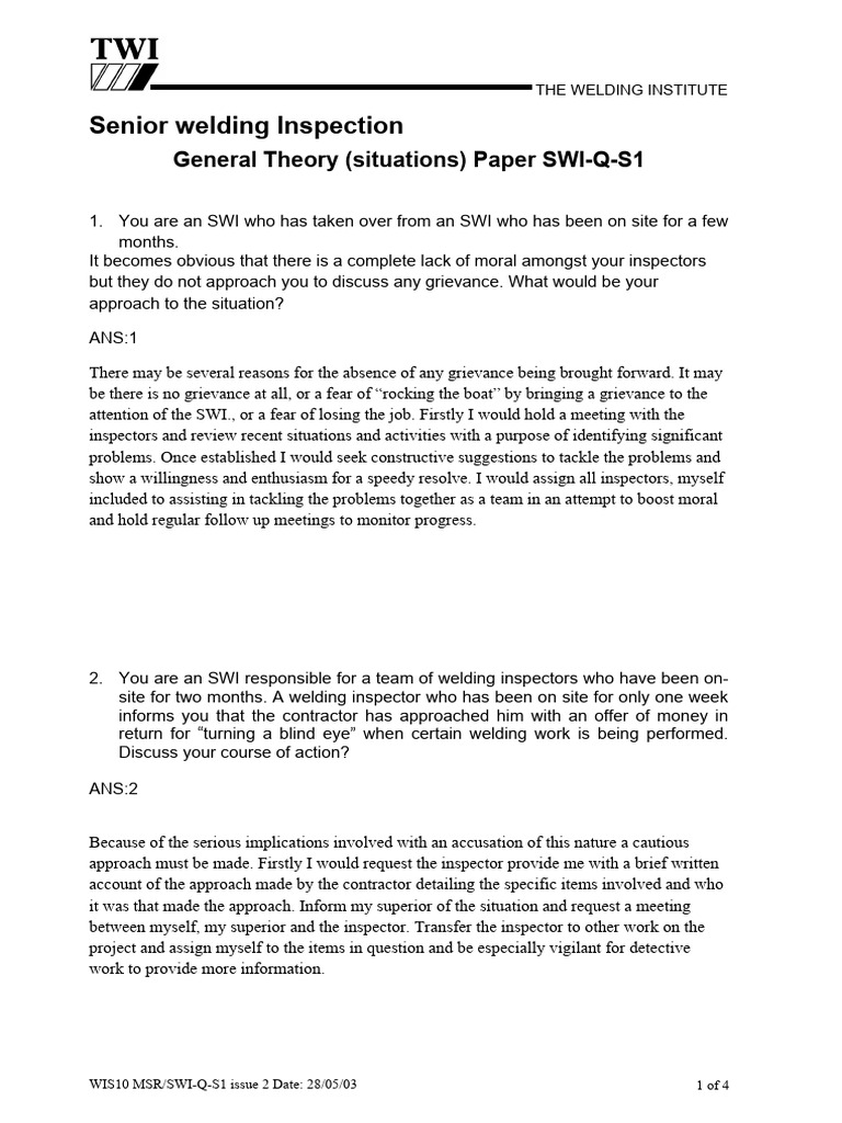 Swi Q1 - 6 | Download Free PDF | Welding | Construction