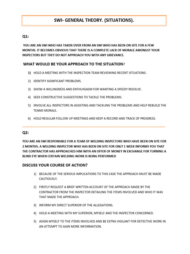 SWI Leadership Challenges | PDF | Welding | Construction