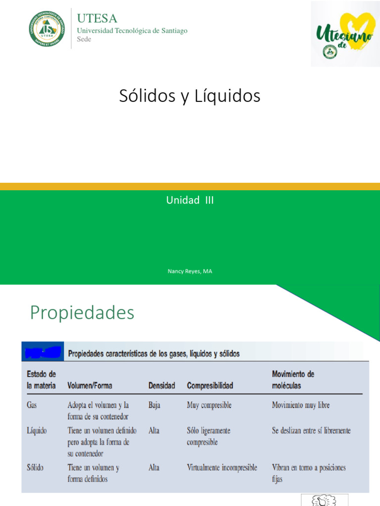 Liquidos y Solidos | PDF | Cristal | Líquidos