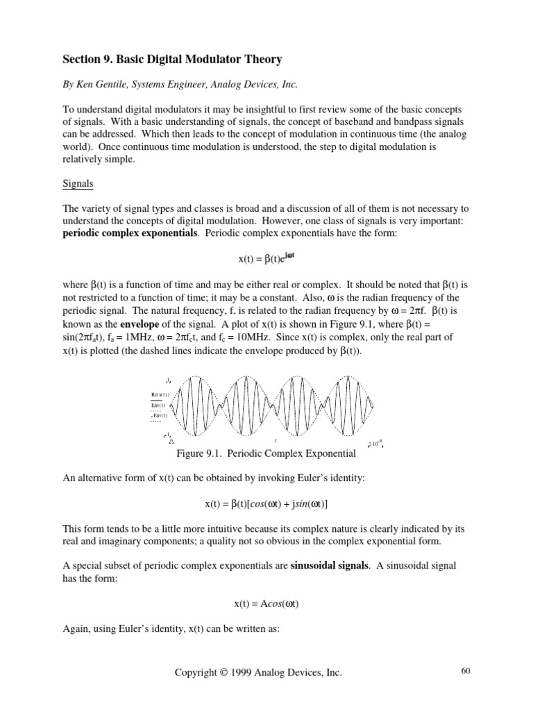 Section 9 | PDF | Spectral Density | Modulation