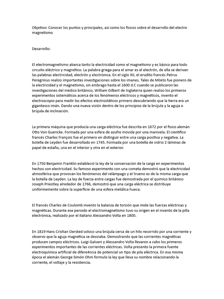 Electromagnetism O Pdf Electromagnetismo Magnetismo