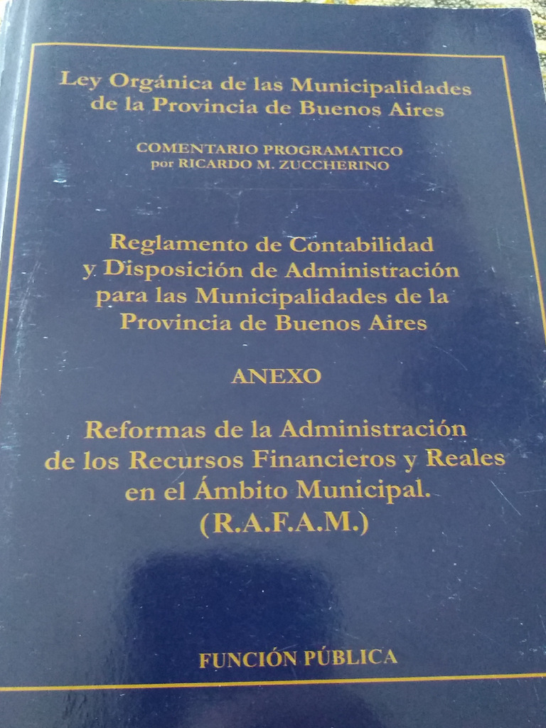 Ley Orgánica de las Municipalidades de la Provincia de Buenos Aires | PDF